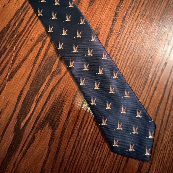 Accessories | Rep Tie With Flying Mallard Duck Motif | Poshmark